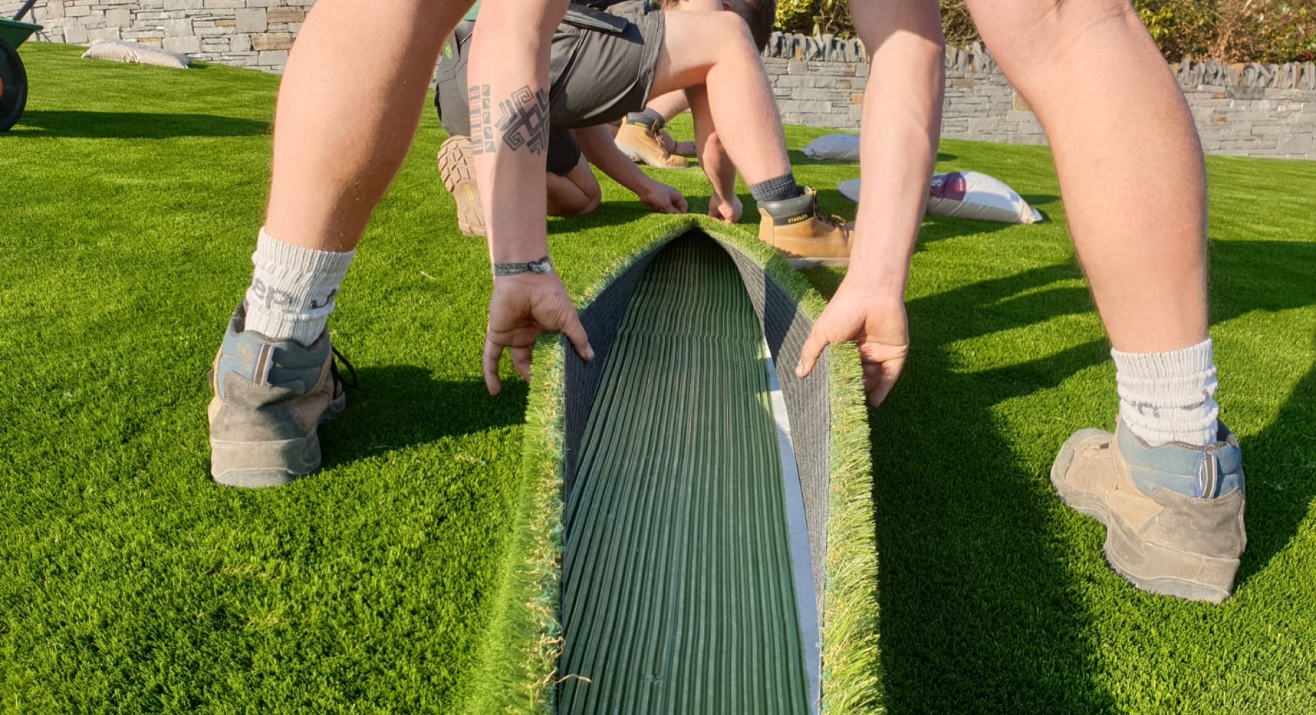 Installing artificial grass store